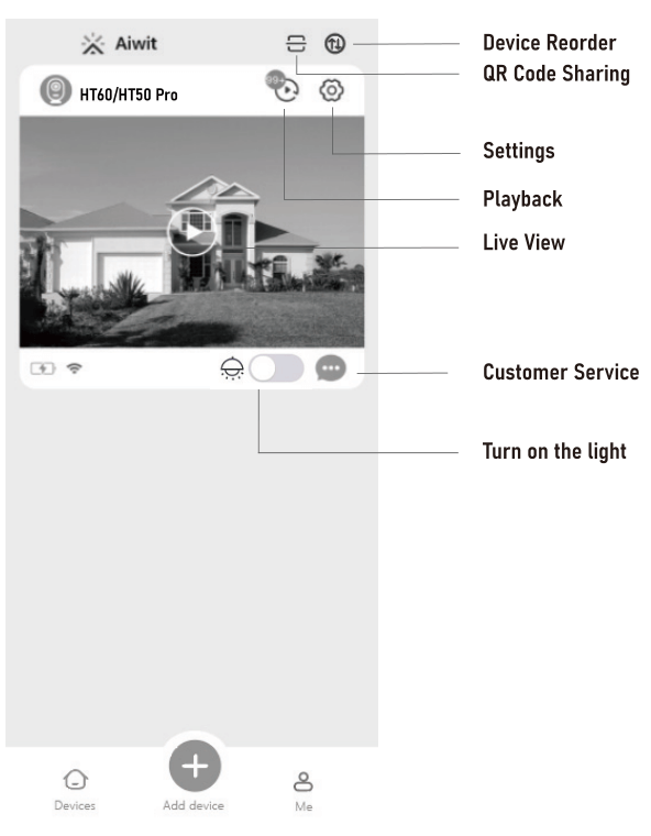 HT60/HT50 Pro Bulb Camera User Manual - Aiwit.App